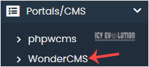 How to Install WonderCMS via Softaculous in cPanel - Knowledgebase - Icy Evolution