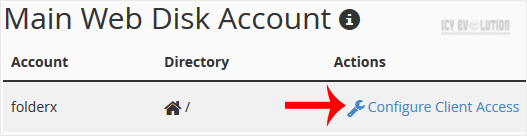 How to Access cPanel Web Disk - Knowledgebase - Icy Evolution