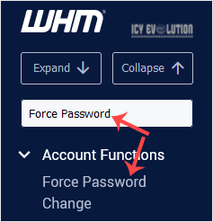 How to Force cPanel Users to Change Their Passwords Using WHM - Knowledgebase - Icy Evolution