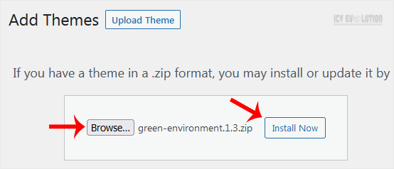 How to Install a WordPress Theme Manually - Knowledgebase - Icy Evolution